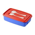 Danhjin Food Storage Containers with Lids, 3 Compartment Plastic Lunch ...