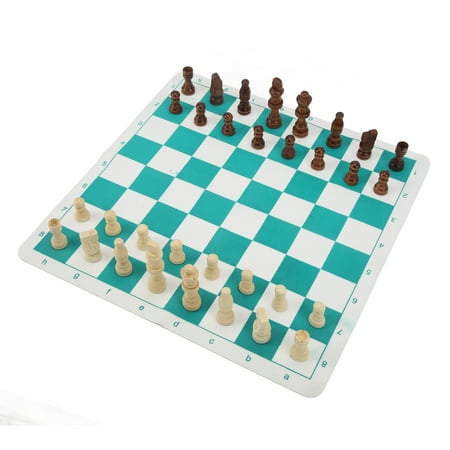 Chess Pieces Board Set, Felt Bottom Chess Set Glossy Antiskid 2 Colors ...