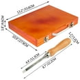 VEVOR Wood Chisel Sets 12 pcs Wood Carving Hand Chisel 3-3/4 inch Blade ...