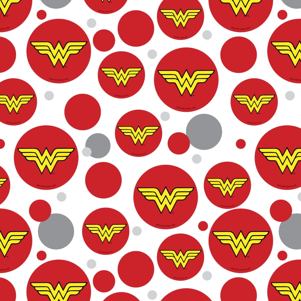 Wonder Woman Classic Logo Premium Gift Wrap Wrapping Paper Roll ...