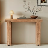 Aukfa 45" Narrow Console Table, Farmhouse Mango Wood Entryway Table ...