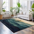 Area Rug 5x7ft Beautiful Landscape Washable Area Rugs for Living Room ...