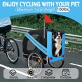 Large Folding Bike Trailer for Dogs – 66LB Capacity All-Terrain Pet ...