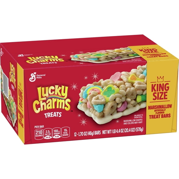 Lucky Charms and Cinnamon Toast Crunch Cereal Treat Bars Variety Pack ...