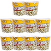 Reusable Retro Style Plastic Popcorn Serving Tubs, 3 Pack, 7" Tall x 4. ...
