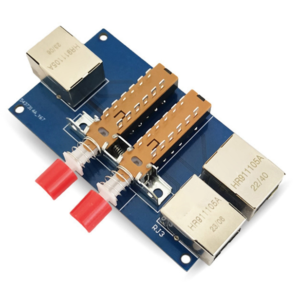 Network Port Switcher 2-Port Rj45 Internal and External Switcher Cable ...