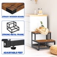 2 Step Stool for Adults Kids Elderly, Sturdy Wooden Step Stool for High ...