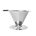 Reusable Coffee Filter 304 Stainless Steel Cone Coffee Filter Baskets ...