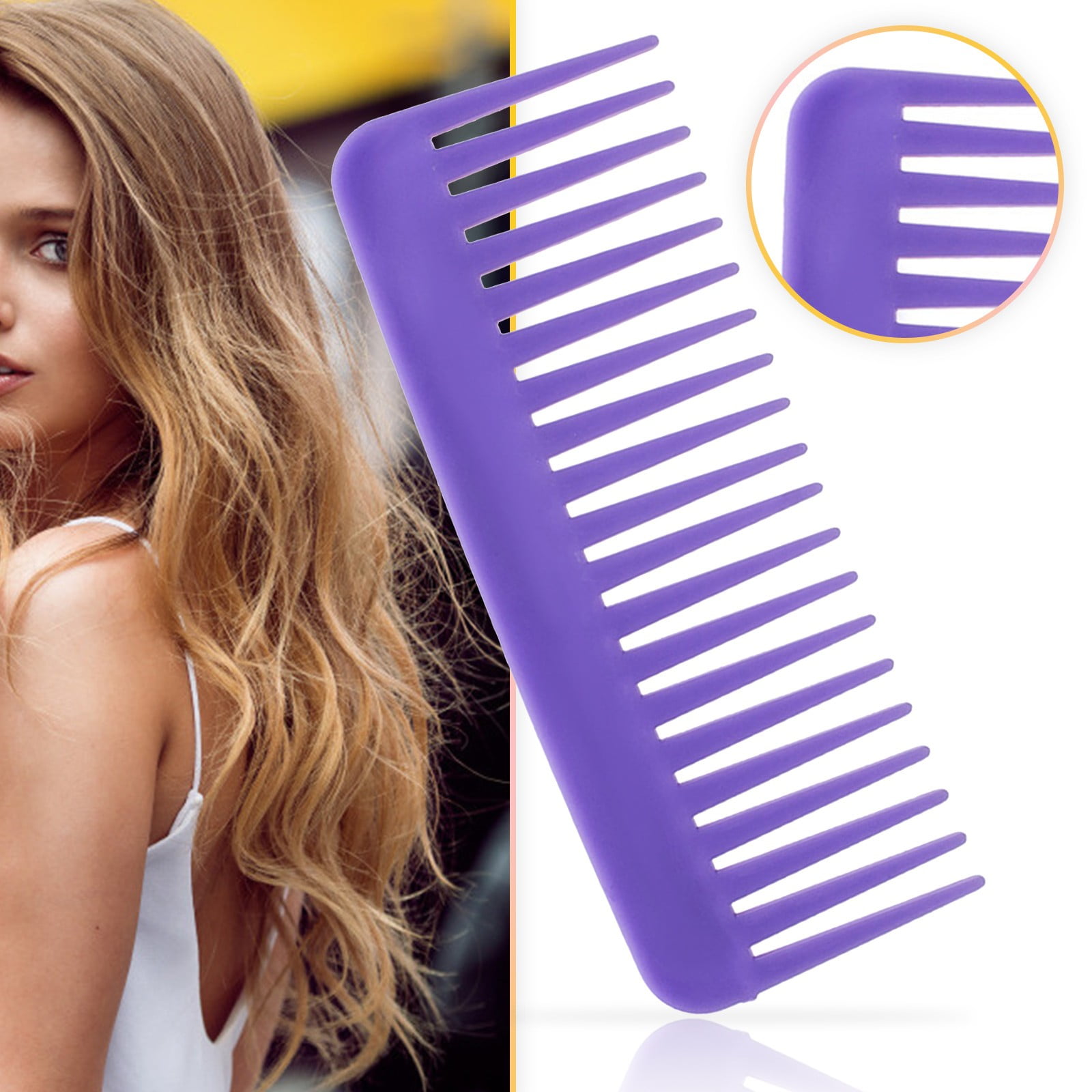 ERTUTUYI Hair Combing Comb, Wide Tooth Comb, Handleless Combing Comb ...