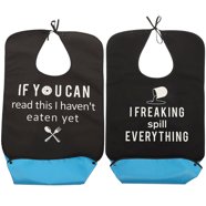 Nobles Adult Disposable Tissue/Poly-Backed Bibs Slipover White (Case of ...