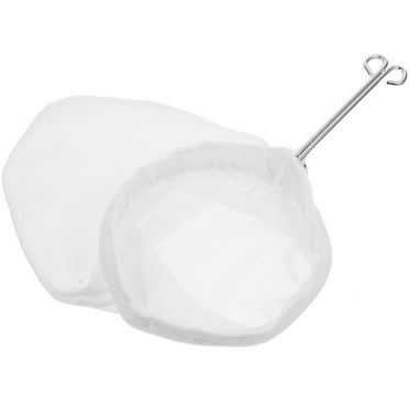 Stainless Steel Handle Coffee Tea Cloth Strainer Filter Sock Bag 5 ...