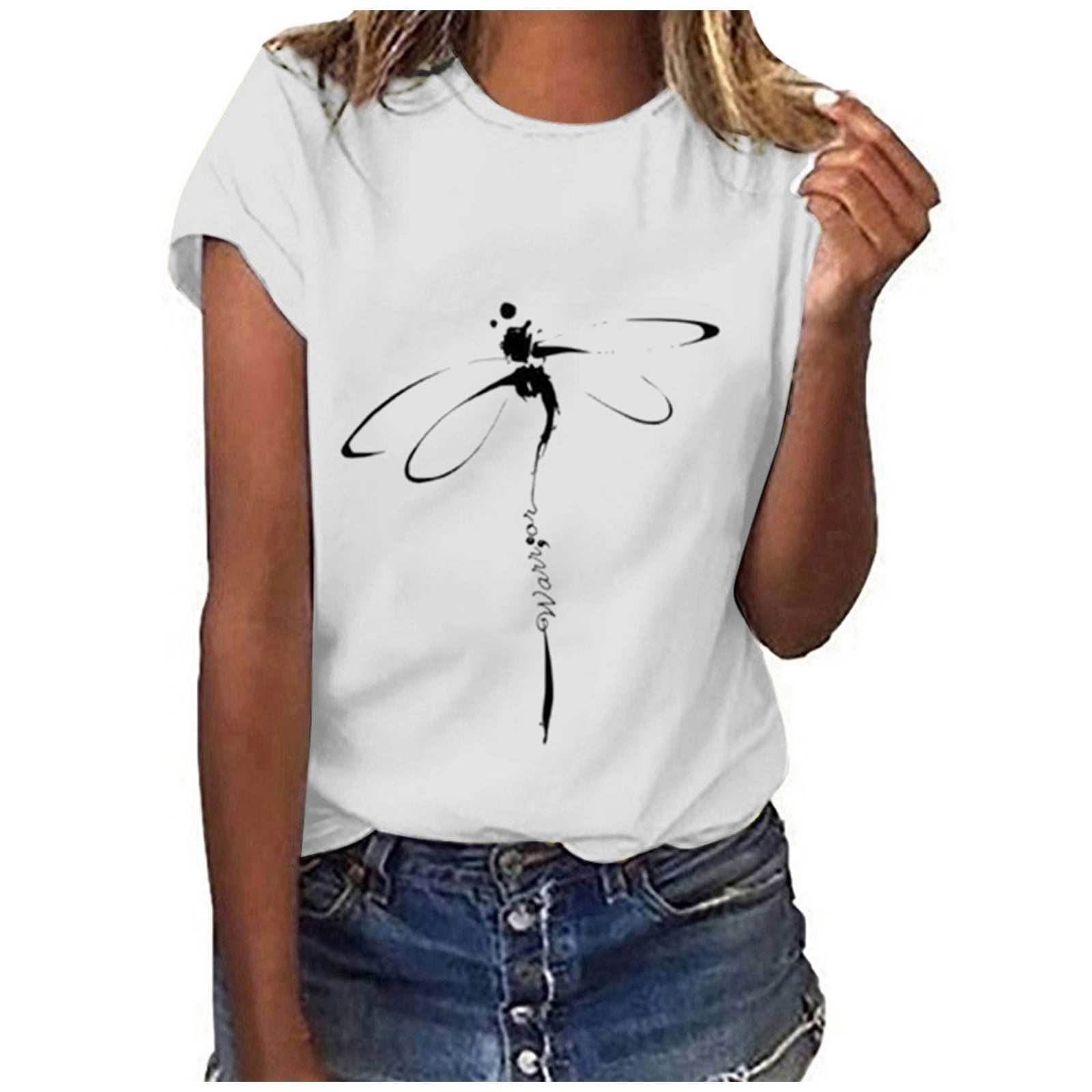 Click here for Fvwitlyh Custom T Shirt Women Casual Printing Shor... prices