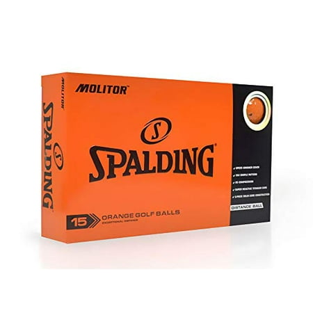 Spalding Molitor 15 Pack - Orange Golf Balls | Walmart Canada