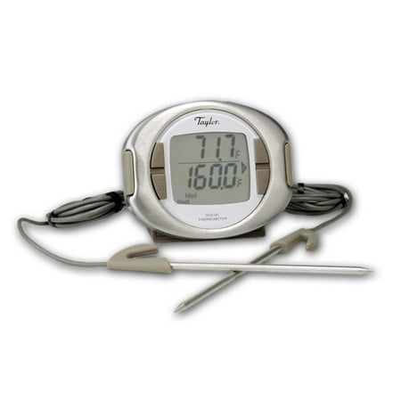 Taylor Connoisseur Digital Cooking Thermometer with Dual Probes ...