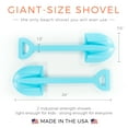 Beachmate Scooper: Strongest Big Shovel - Heavy Duty for Adults ...