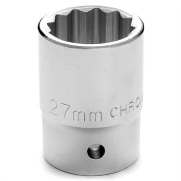 Wilmar W36212 Chrome Socket, 1/4" Drive, 12mm, 6 Point, Shallow ...