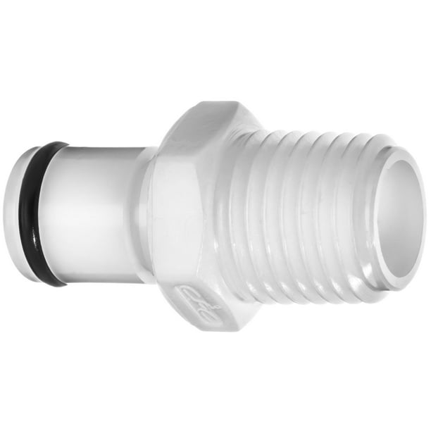 Quick Disconnect Tube Fitting with Auto Shut-Off - Acetal Plastic ...