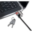 Kensington ClickSafe Keyed Laptop Lock for Wedge-Shaped Lock Slot ...