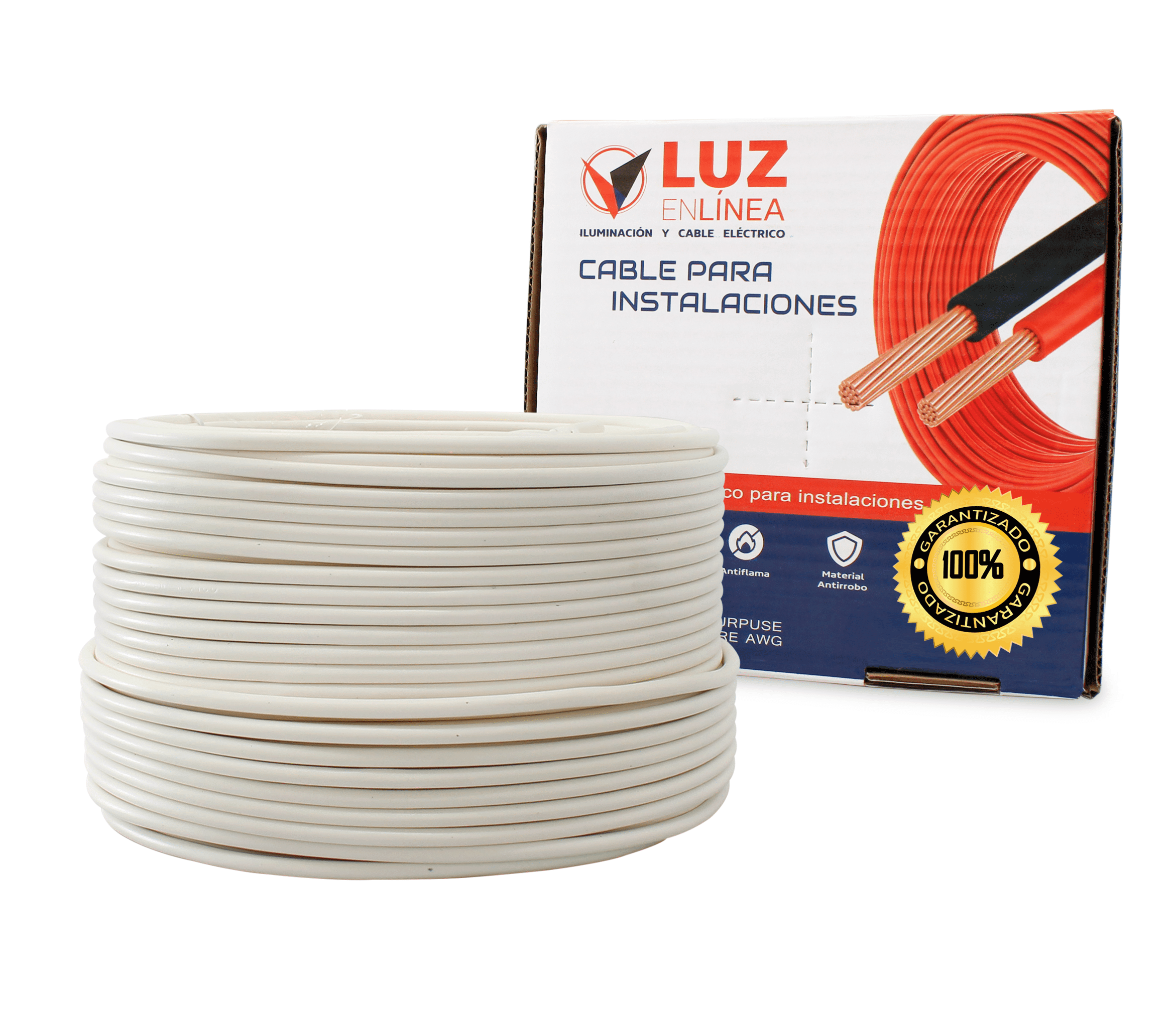 Cable eléctrico calibre 10 caja cerrada con 100m para instalaciones en ...