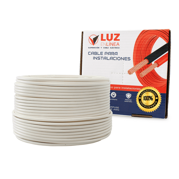 Cable eléctrico calibre 10 caja cerrada con 100m para instalaciones en ...