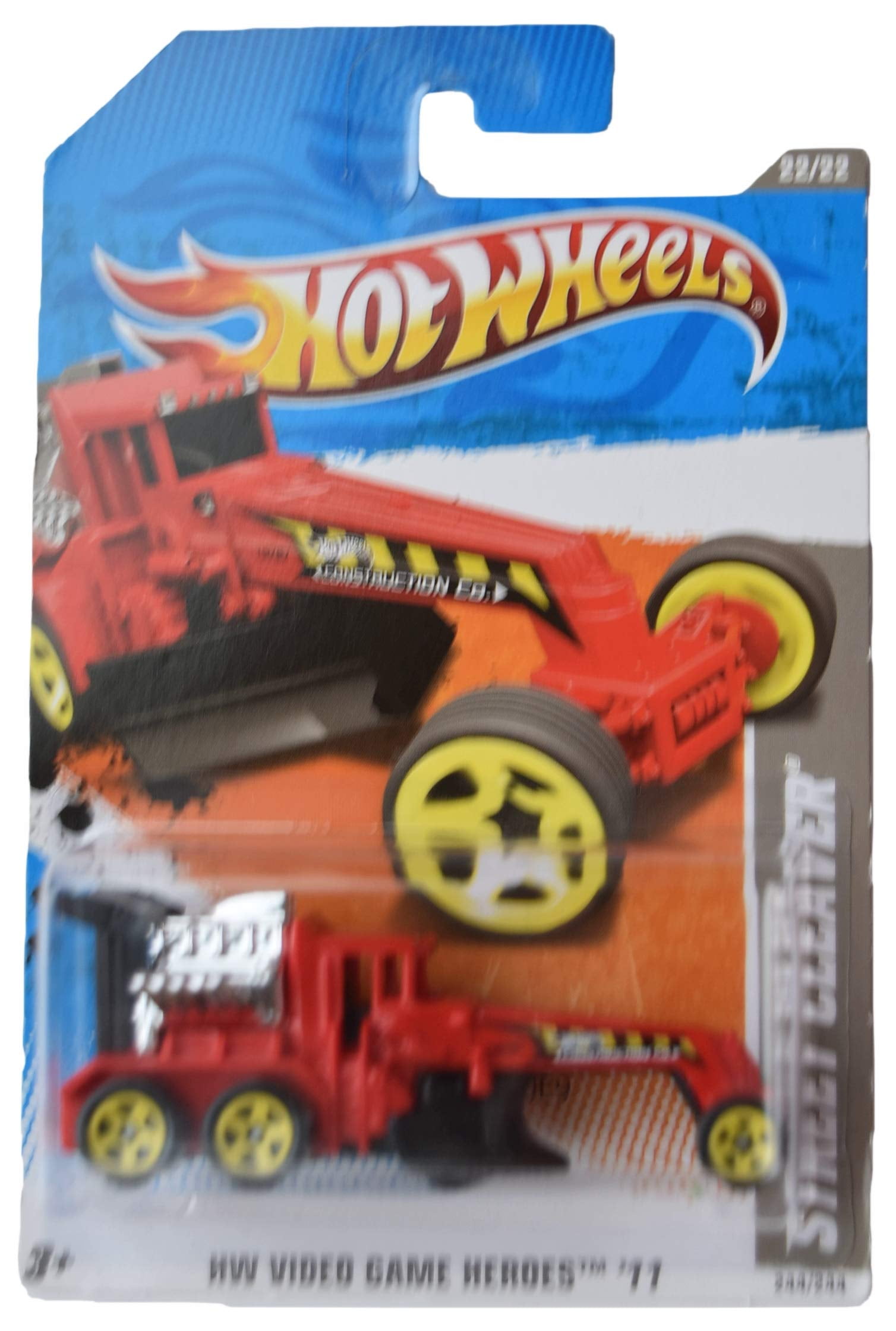 Hot Wheels HW Video Game Heroes '11 Street Cleaver 244/244 RED 22/22 ...