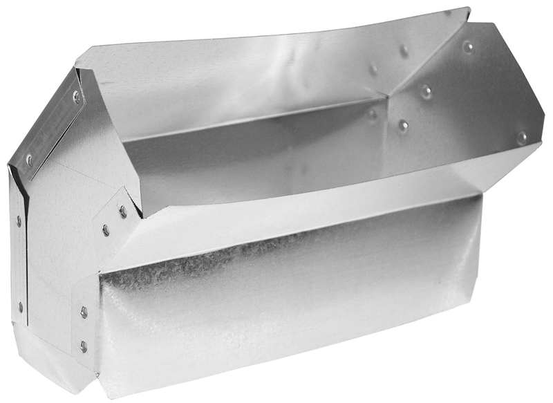Imperial 3-1/4 in. D X 3-1/4 in. D 45 deg Galvanized Steel Wall Stack ...