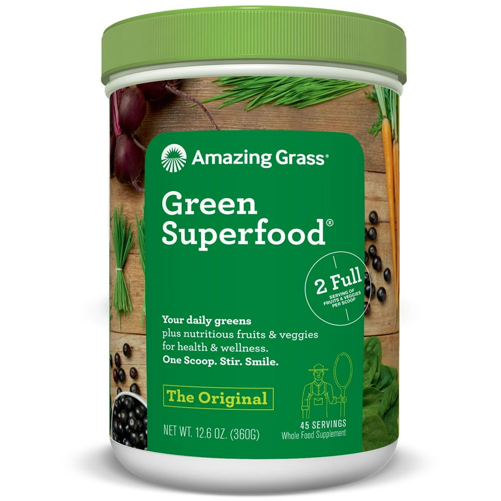 Amazing Grass Green Superfood, Original (45 servings) - Walmart.com ... Amazing Grass Green Superfood, Original (45 servings) - Walmart.com ...