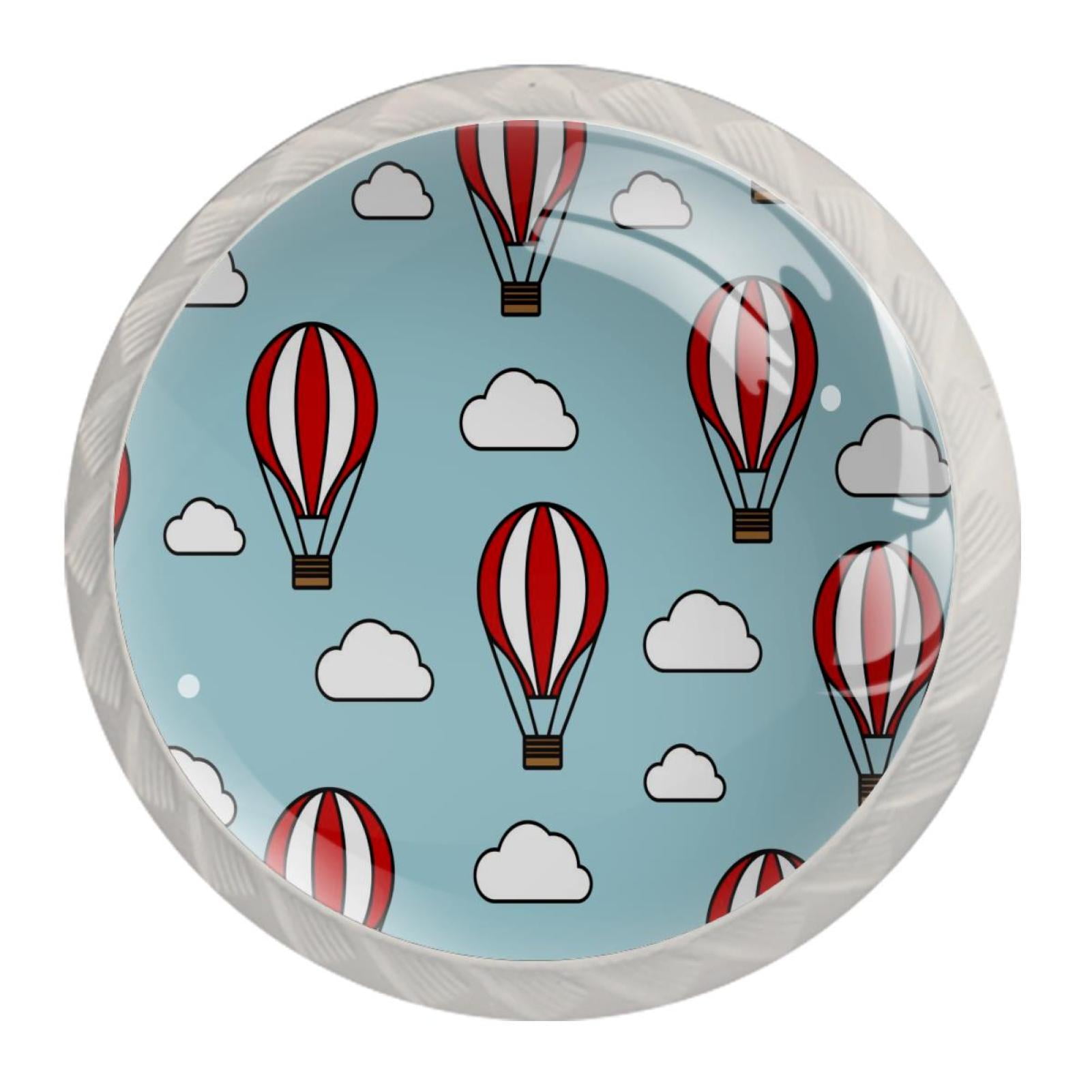 4 Pcs Hot Air Balloon Knobs for Kitchen Cabinet Cupboard Dresser Bookcase Drawer Pulls Handles ...