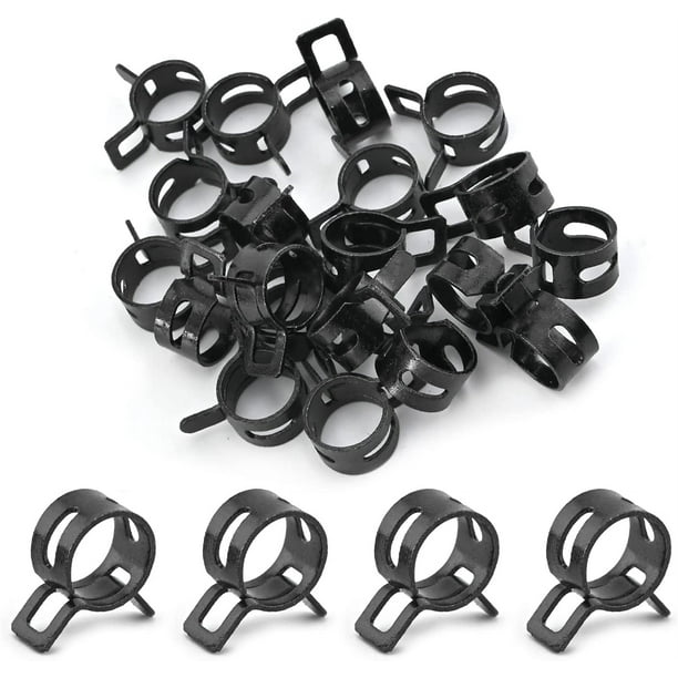 Steel Band Clamp 11mm(ID) Band Type Hose Spring Clips Clamp for Fuel ...