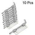 10pcs Carbon Steel Lock Bolt Spring Loaded Pin Latch 90mm Long (Left ...