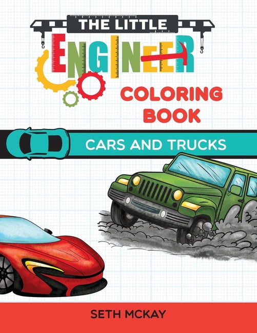 Little Engineer Coloring Book: The Little Engineer Coloring Book - Cars ...