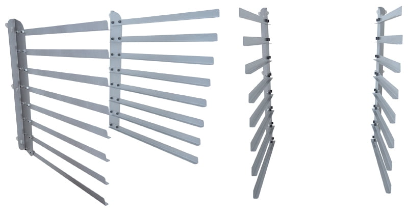 INTBUYING Screen Printing Frame Rack Shelf Storage Holder Screen ...