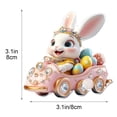 Cevemin Easter Acrylic Flat Pendant - Cute Car Decoration Hanging ...