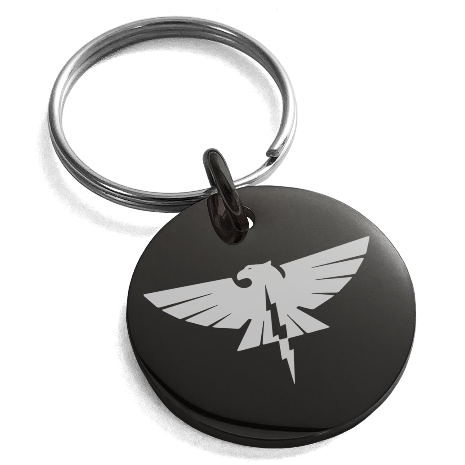 Stainless Steel Zeus Greek God of Sky Engraved Small Medallion Circle ...