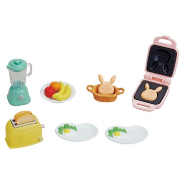 Calico Critters Hamburger Stand, Dollhouse Playset with Figure and ...
