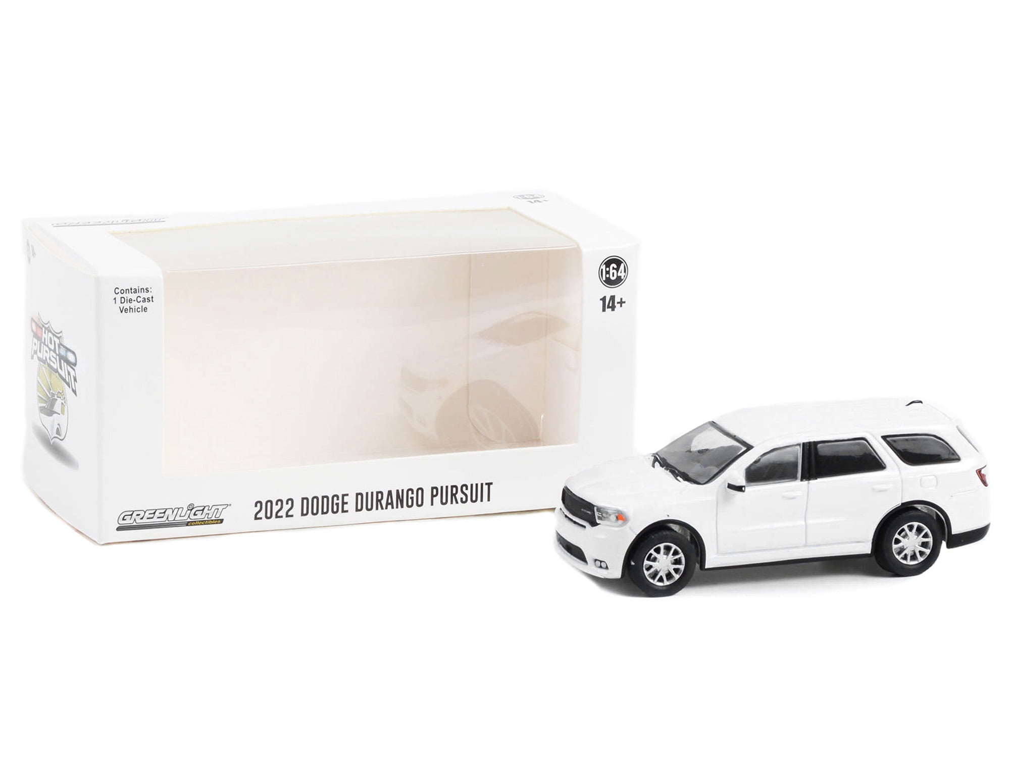 Diecast 2022 Dodge Durango Pursuit Police Car White "Hot Pursuit ...