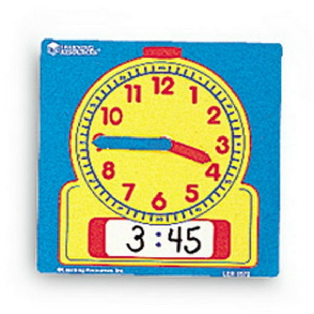 Learning Resources Write on Wipe off Clocks Educational Tool Set (Set ...