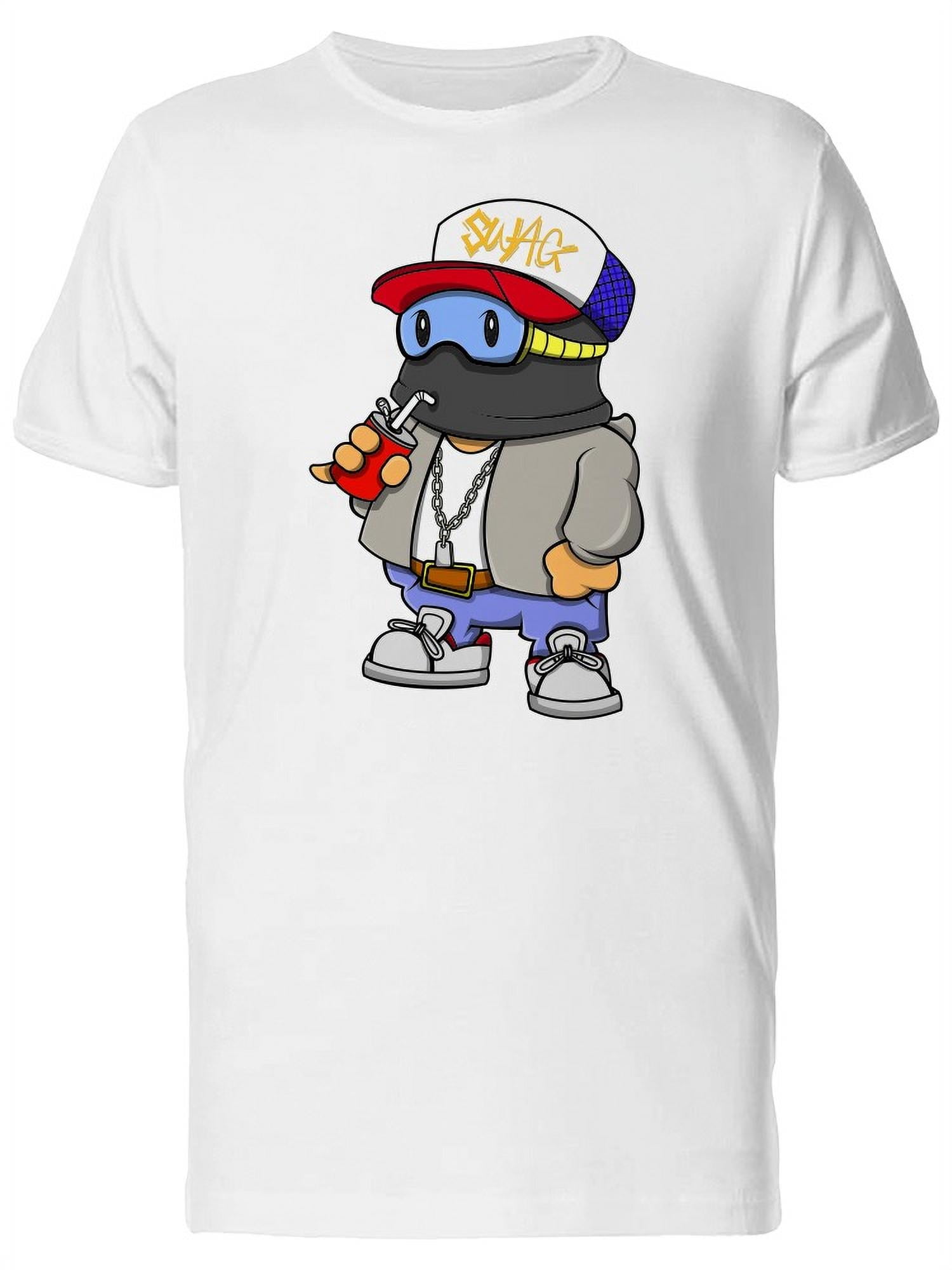 Swag Boy Mask & Goggles T-Shirt Men -Image by Shutterstock, Male Small ...