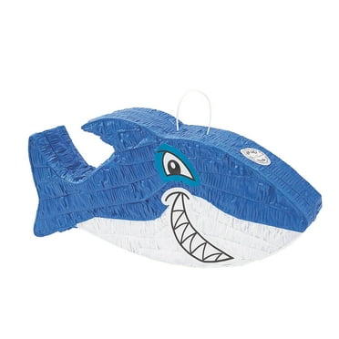 Way To Celebrate Jumbo Shark Pinata, 37 x 20 inches, Shark Theme Party ...