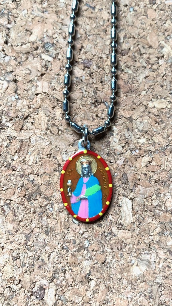 Saints for Sinners St. Barbara | Saint Medal, Patron Against Lightning ...