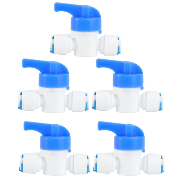 5pcs Equal Straight OD Tube Ball Quick Connect Fitting 1/4 Inch RO ...