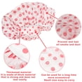 18Pcs Plastic Shower Caps for Women Reusable Waterproof Bath Bathing ...