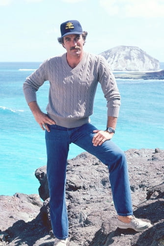 Tom Selleck On Beach As Magnum 24X36 Poster - Walmart.com