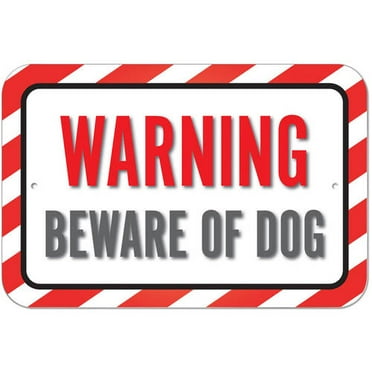 Caution Dog on Premises Sign - Walmart.com