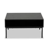 Baxton Studio Haben Coffee Table with Drawer, Contemporary Two-Tone Oak ...