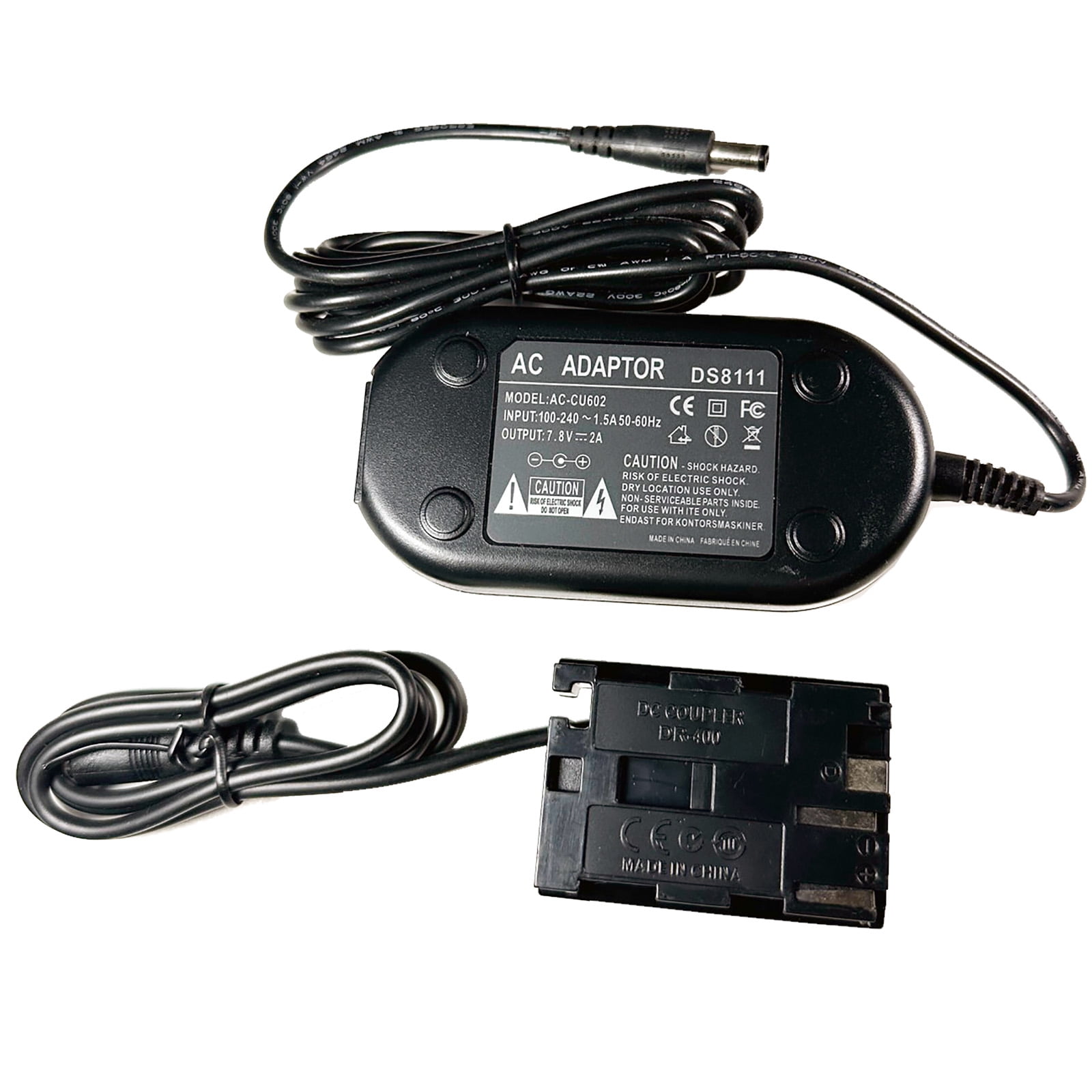 AC Power Adapter for Canon ACK-E2 ACKE2 DR-400 Coupler EOS 5D 10D 50D ...