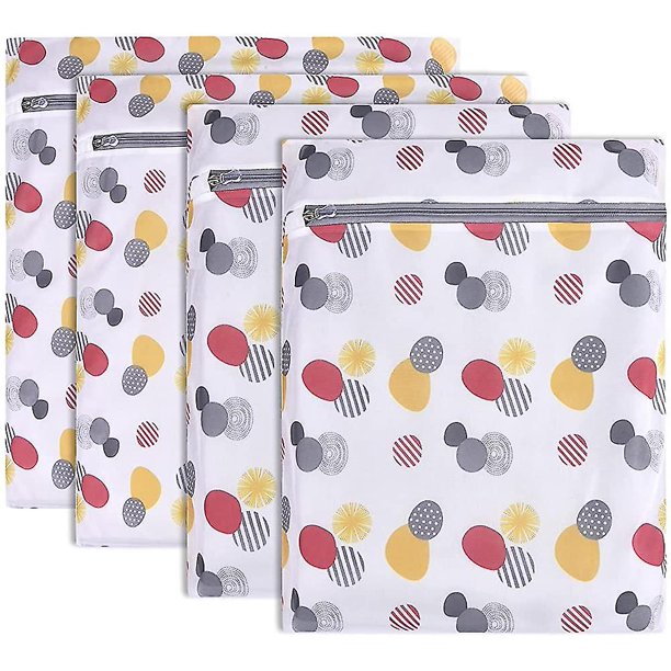 Set Of 5 Mesh Laundry Bags-washing machine household laundry care bag ...