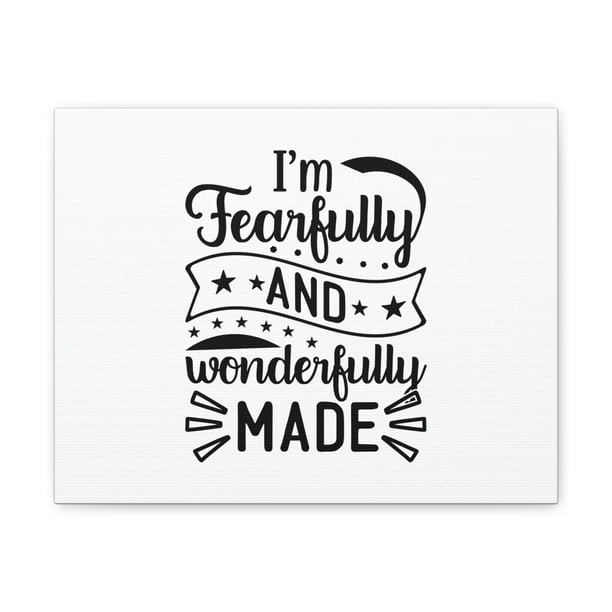 Scripture Walls I'm Fearfully And Wonderfully Made Psalm 139:14 ...