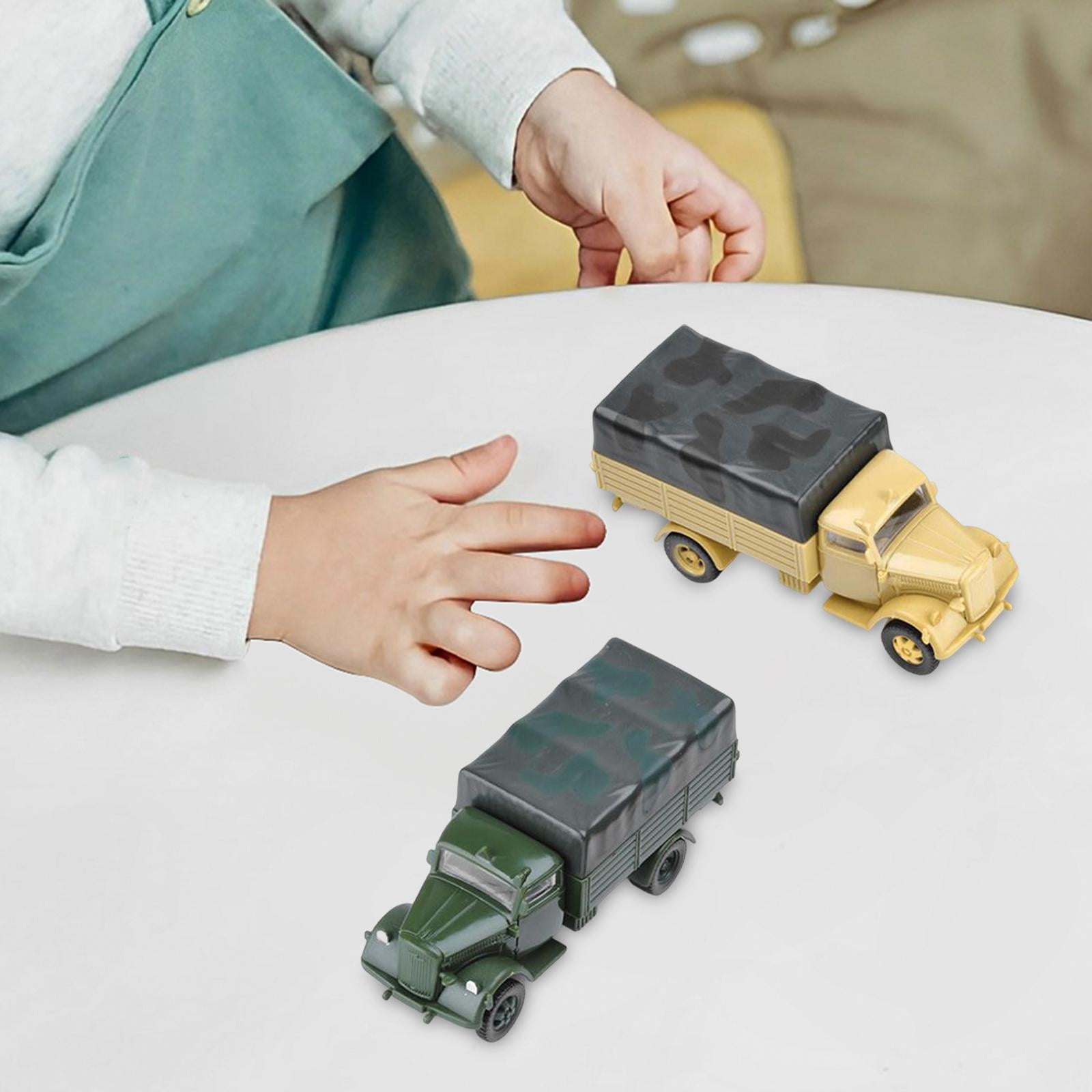 2 piezas 1/72 Kits de modelos de vehículos Kits de construcción de ...