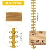 25Yds Polyester Woven Gimp Trim Metallic Gimp Braid Trim Gold Lace ...